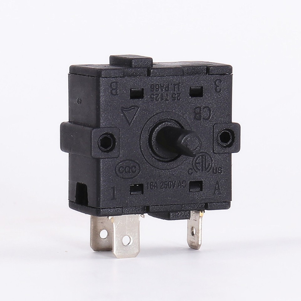 For Electric Room Heater AC250V 16A 3Pin 3 Position Rotary Switch ...