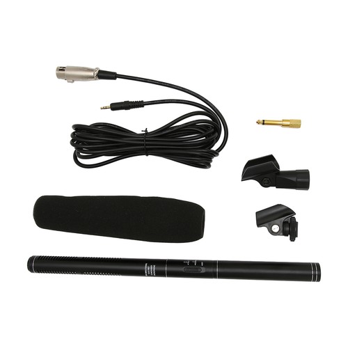 Wired Interview Mic Aluminium Alloy Noise Reduction Handheld Report Mic ...