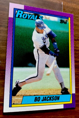 Bo Jackson 1990 Topps Baseball Card # 300 - Kansas City Royals | eBay