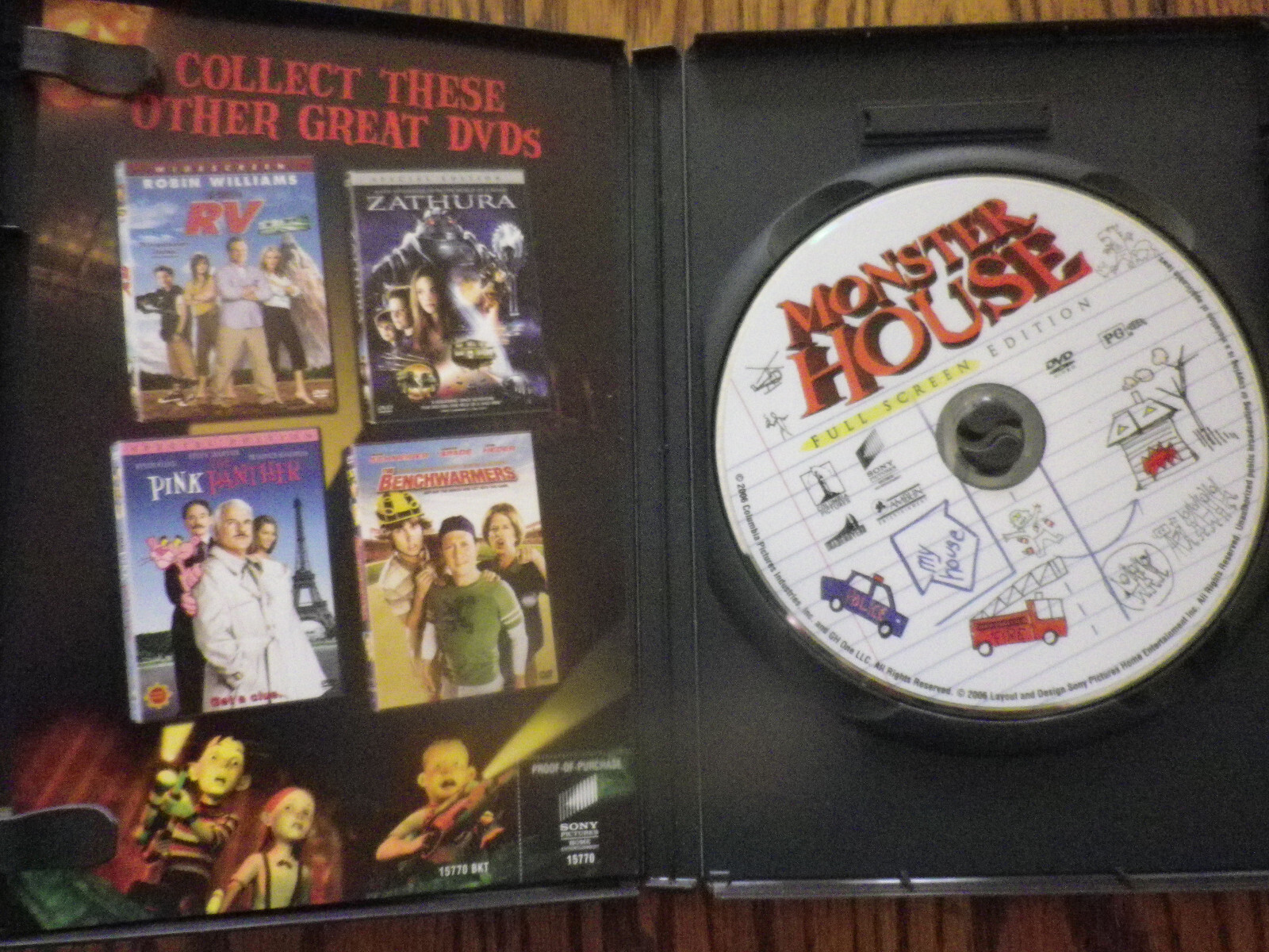 Monster House (DVD, 2006, Fullscreen) - VERY NICE - Look 43396154193| eBay