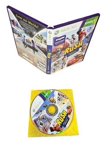 Microsoft Xbox 360 Disc Case No Manual TESTED Kinect Rush A Disney ...