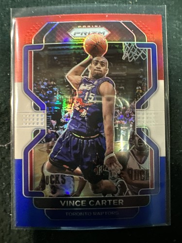 2021-22 Panini Prizm Red White Blue Vince Carter Toronto Raptors #246 🔥 ...