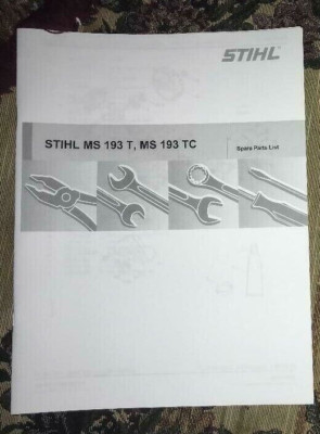 MS 193T MS193T 193 TC STIHL Chainsaw Parts Diagram List Manual | eBay