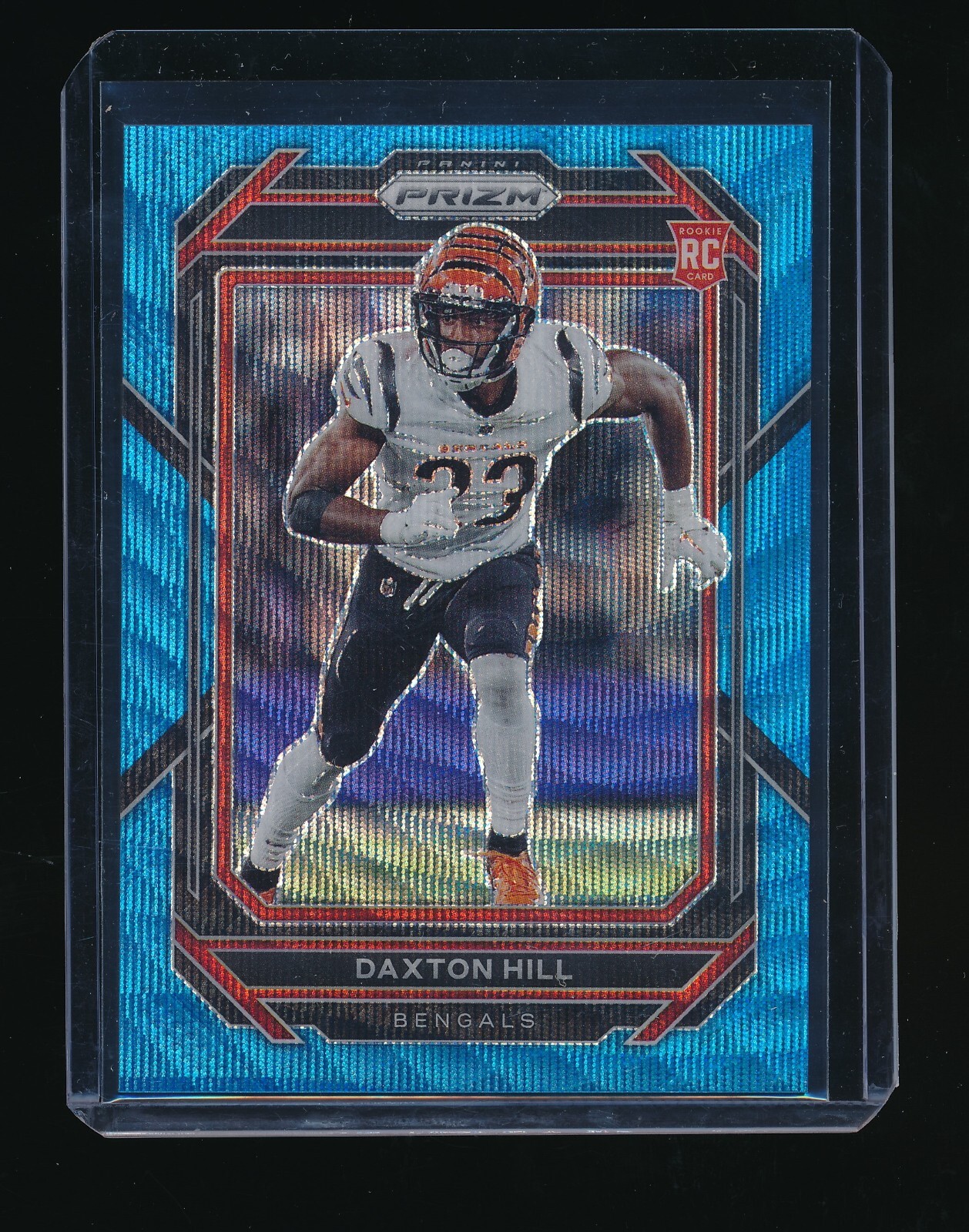 DAXTON HILL 2022 PANINI PRIZM PRIZMS BLUE WAVE RC #/199 *CINCINNATI ...