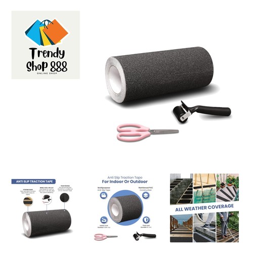 Anti Slip Traction Tape for Stairs or Slippery Indoor or Outdoor Step ...