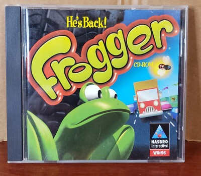 Frogger Vintage 1997 Computer Game PC/CD-ROM Hasbro Interactive Win 95 ...