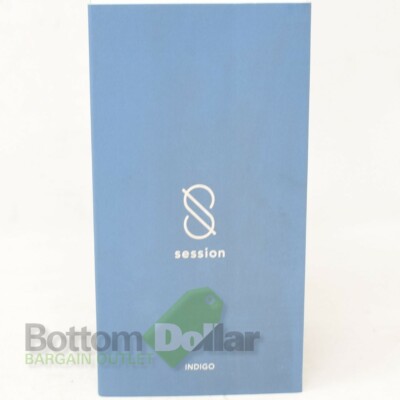 Session Hand Glass Pipe w/ Silicone Case & Carabiner Indigo | eBay