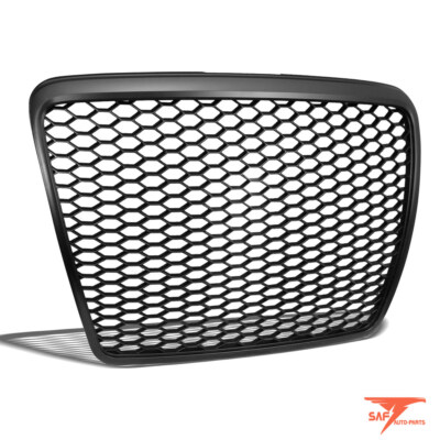RS6 Style For 2005-2011 Audi A6 S6 C6 Honeycomb Mesh Front Hood Bumper ...