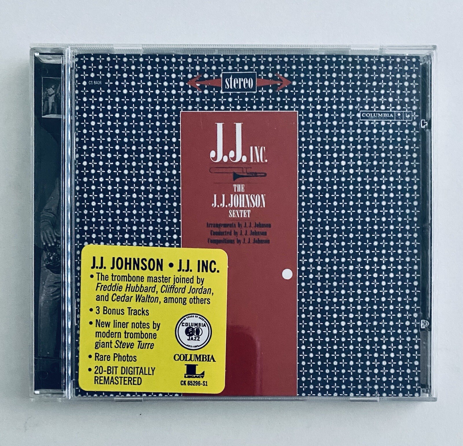 J.J. INC: THE J.J. JOHNSON SEXTET, (1997), Reissue CD, 1961, w/Hype ...