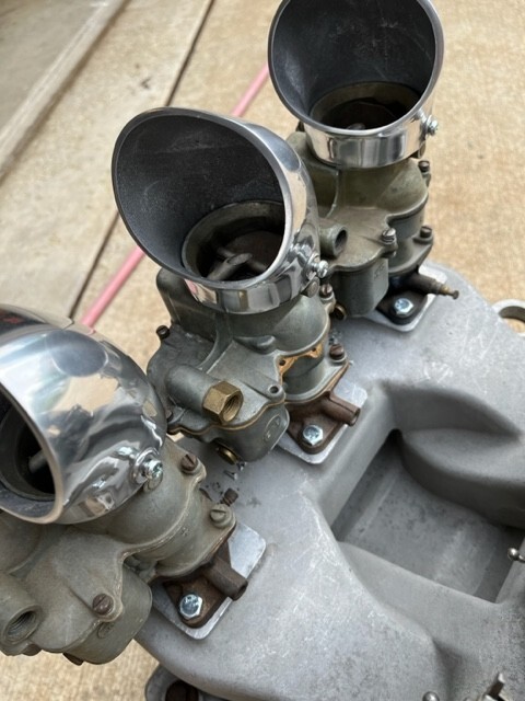 Edelbrock X1 6x2 Cross Ram Intake Manifold Small Block Chevy SBC ...