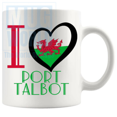 I Love Port Talbot Mug Handmade Gifts For Birthday Christmas Friends ...
