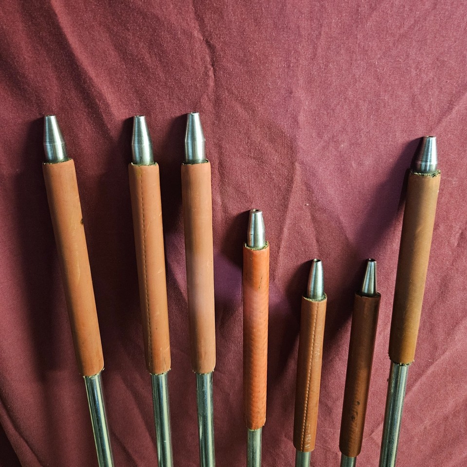 Lot of 7 Glass Blowing Blow Pipes tubes punty | eBay