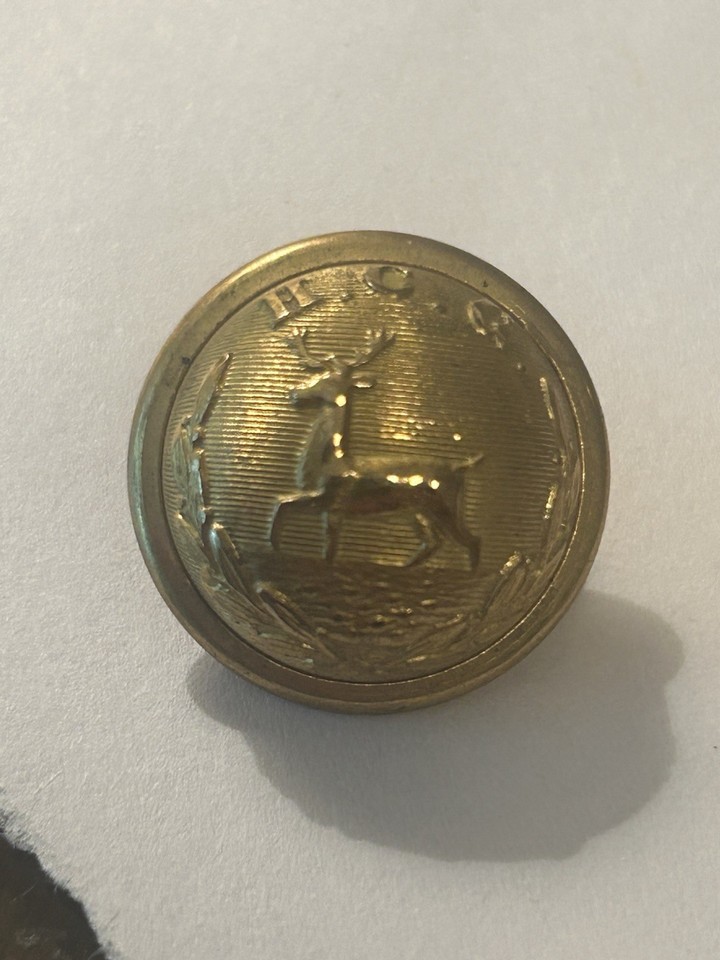 Antique Military Button HARTFORD CITY GUARD BUTTON ALBERTS Civil War ...
