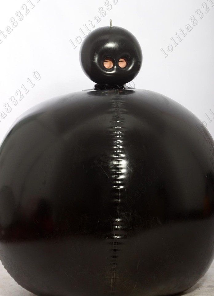 Latex polish Gummi Inflatable ball sack body bag catsuit customized 0 ...