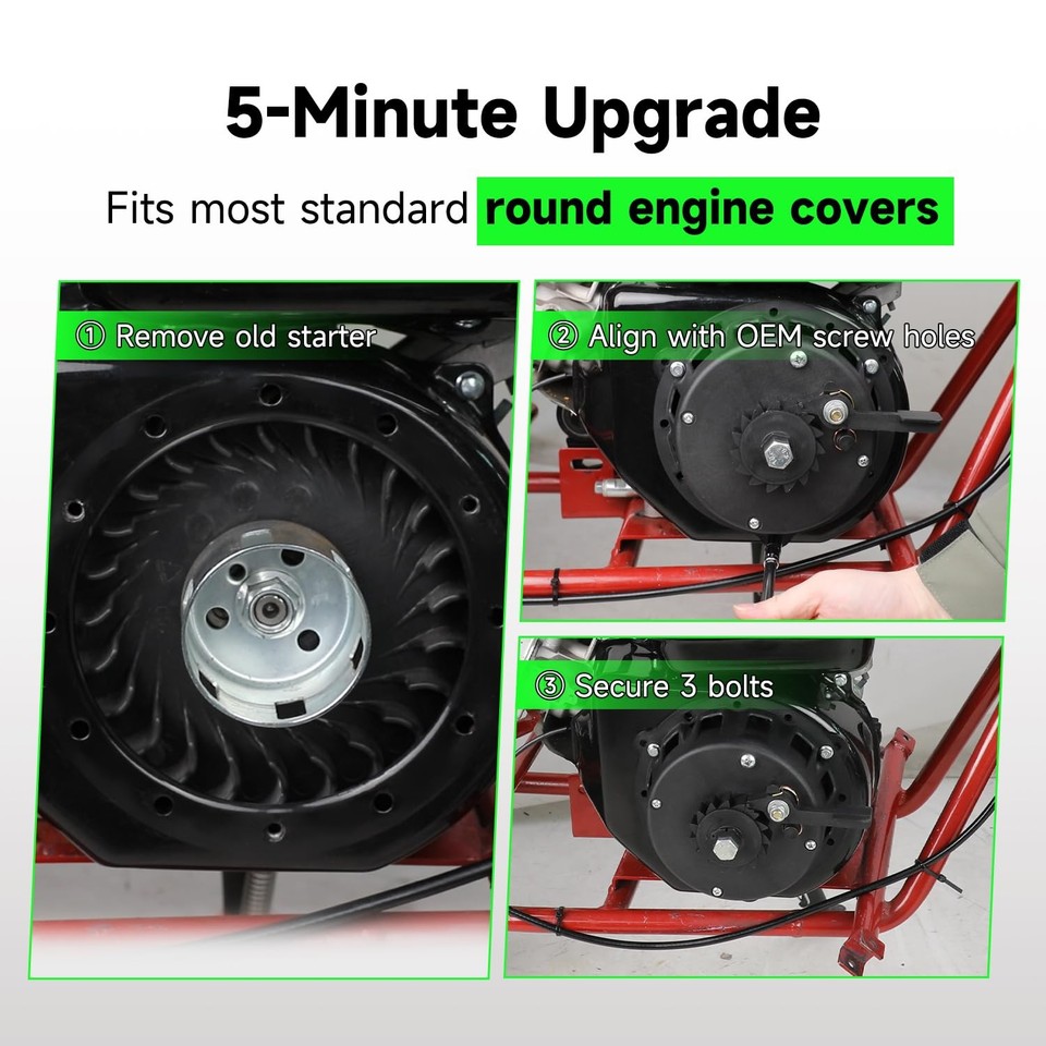 Easy Hand Crank Start Wind Up Recoil Starter Assembly For Predator ...