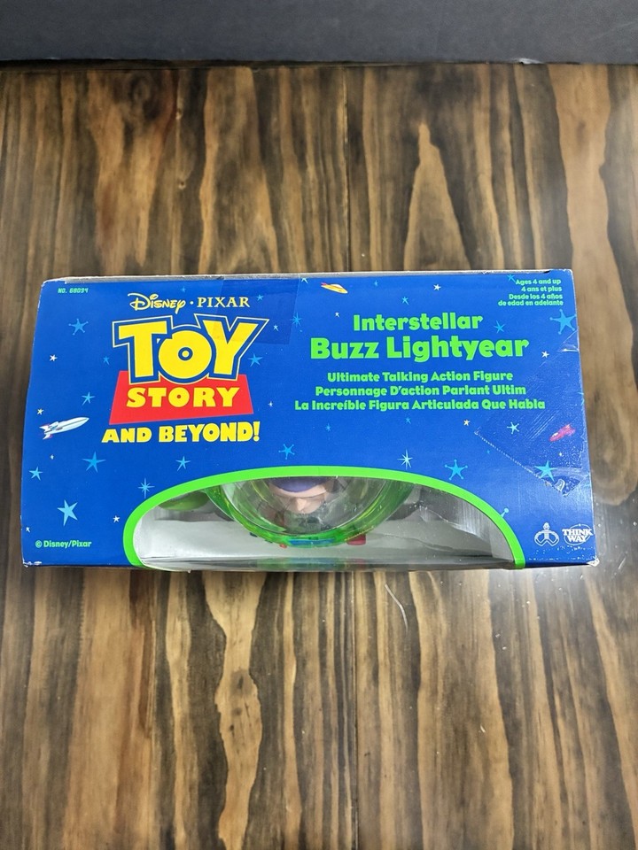 NIB RARE DISNEY PIXAR THINKWAY INTERSTELLAR BUZZ LIGHTYEAR TOY STORY ...