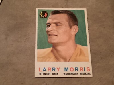 1959 Topps Football Card #141 Larry Morris - NM-Mint - Great Corners ...