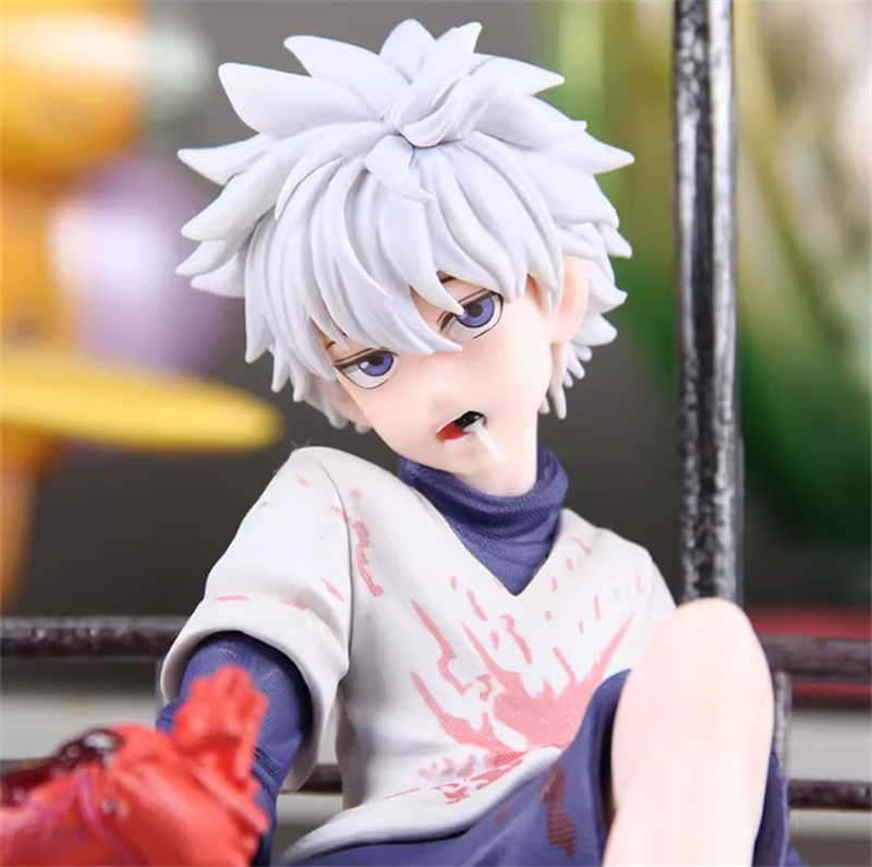 34CM HUNTERxHUNTER Killua Zoldyck Action Figure Collectible Model Toys ...