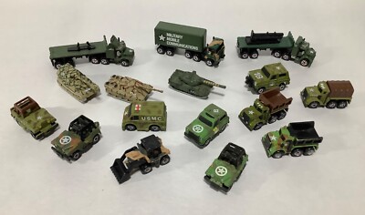 Vintage Micro Machines Military Vehicles lot of 16 Tanks , Jeeps + | eBay