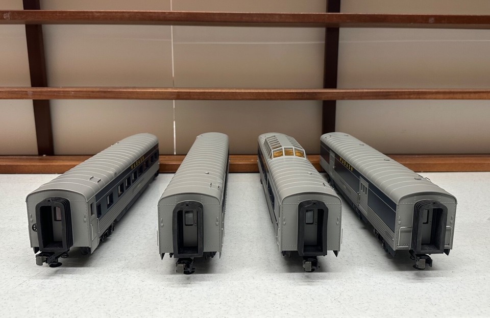 Rail King 30-67162 O Scale 3 Rail Wabash 60' Streamlined 4 Car ...
