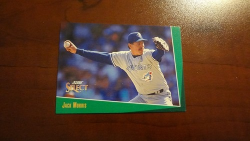 1993 SCORE SELECT # 158 JACK MORRIS BASEBALL CARD | eBay