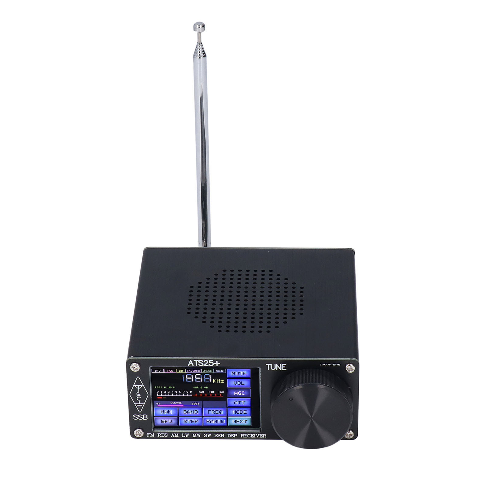 All Band Radio Receiver Portable FM LM SSB HAM Radio Receiver With 2 ...