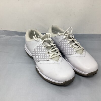 NIKE AIR Embellish 418379-101 Soft Spike Golf Shoes White Womens Size ...