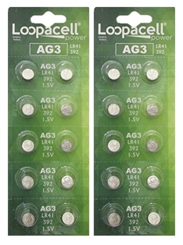 20 Pk AG3 LR41 392 392A SR736 LR736 Alkaline Button Cell Battery | eBay
