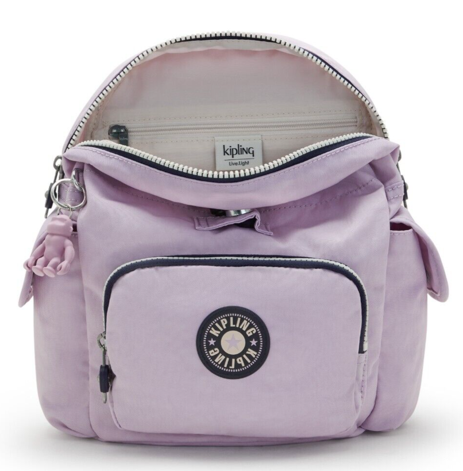 Kipling CITY PACK MINI - Gentle Lilac Bl RRP £88 | eBay UK