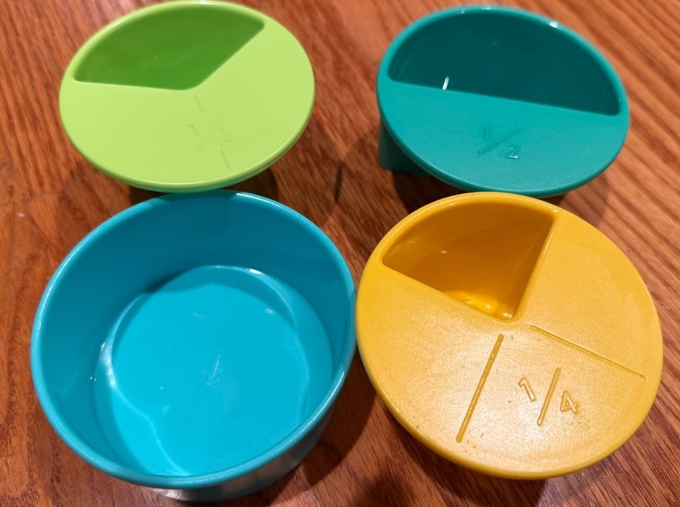 Lovevery Stackable Fraction Cups from the Analyst Kit Complete Set | eBay