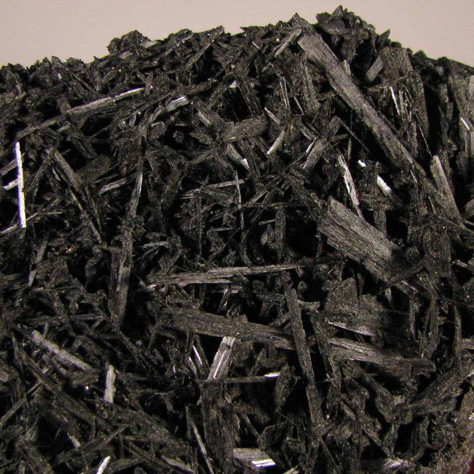4.9" Black TOURMALINE Crystals Cluster on Matrix Rock - Jbel Ayachi ...