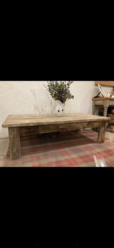 Rustic coffee table | eBay UK