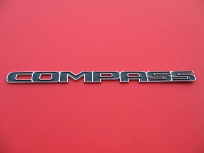 17 18 19 JEEP COMPASS SIDE FRONT DOOR EMBLEM LOGO BADGE SIGN SYMBOL OEM ...