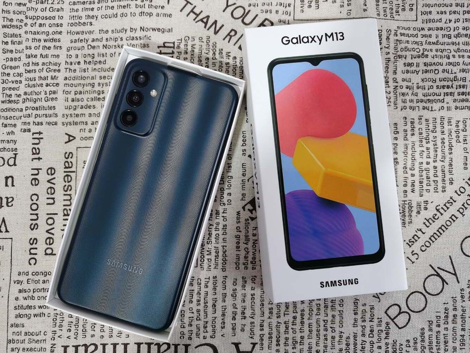 Samsung Galaxy M13 - Unlocked (SM-135F/DSN) Dual-SIM 4+64GB 50MP 6.6 ...