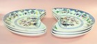 Minton Made in England Poonah Pattern Crescent Salad Plate Set of 6 ...