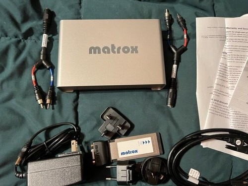 Matrox MXO2 Mini/L MX02MINI/L Includes PCIe Cable, Adapter Laptop Card ...