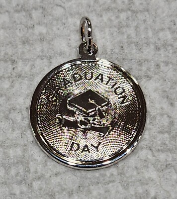 Graduation Day Sterling Silver Charm Engravable | eBay
