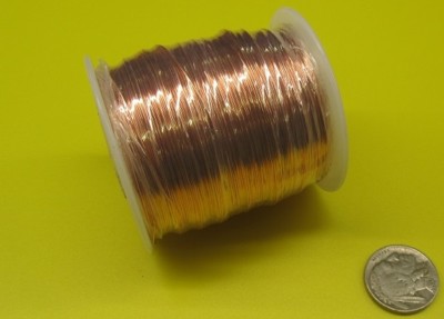 Bright Finish Copper Wire, .020" Diameter, 1 lb Spool, 790 Feet | eBay