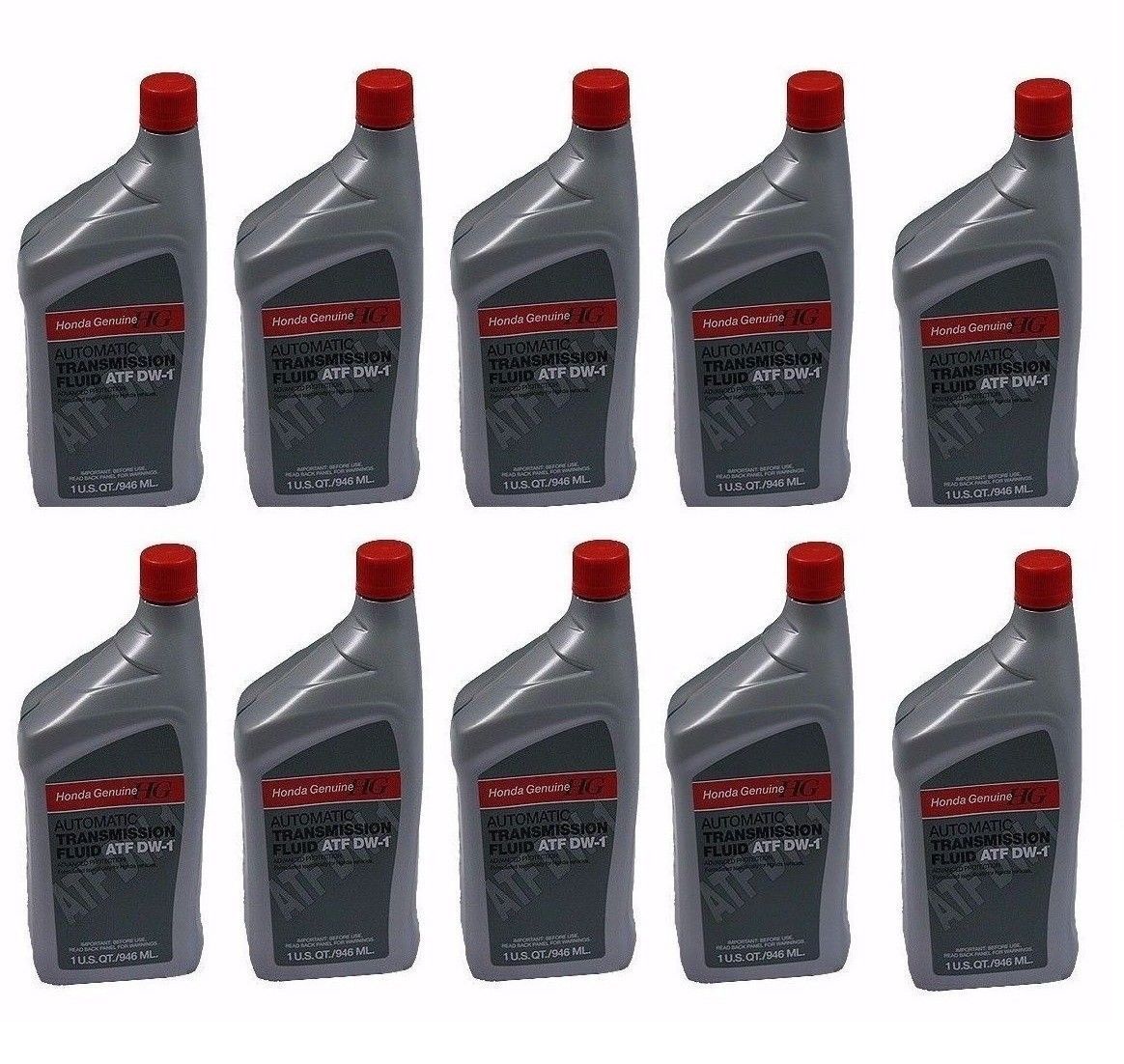 10 Quarts GENUINE HONDA Automatic Transmission oil Fluid ATF DW1 For ...