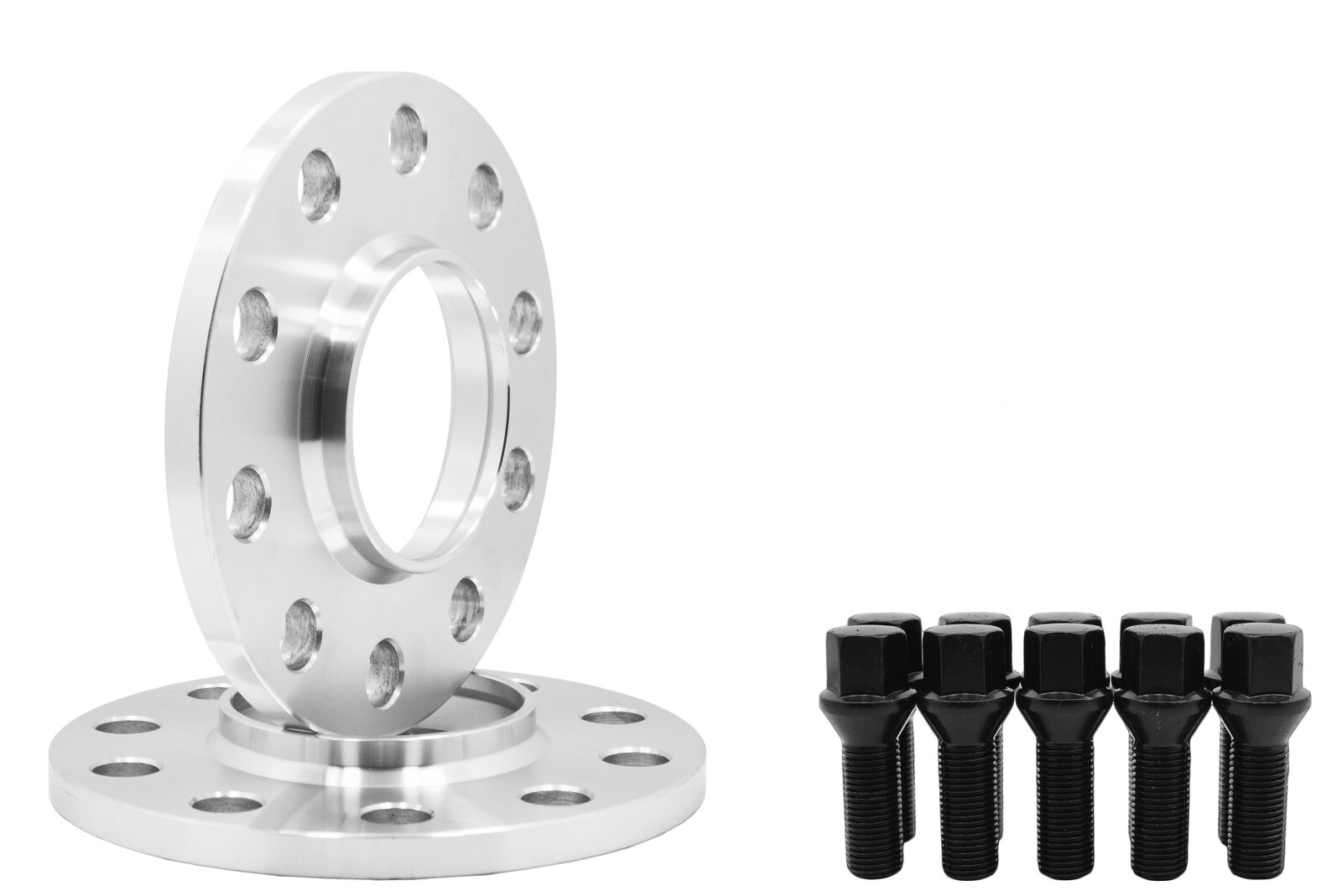 2 Pc 12MM 5x100 5x112 Audi Volkswagen Hub Centric Wheel Spacers Cone ...