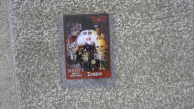 ZOMBOO HORROR SHOW HOST AUTOGRAPH CARD | eBay