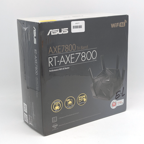 ASUS RT-AXE7800 Tri-Band WiFi 6E Router - Black for sale online | eBay