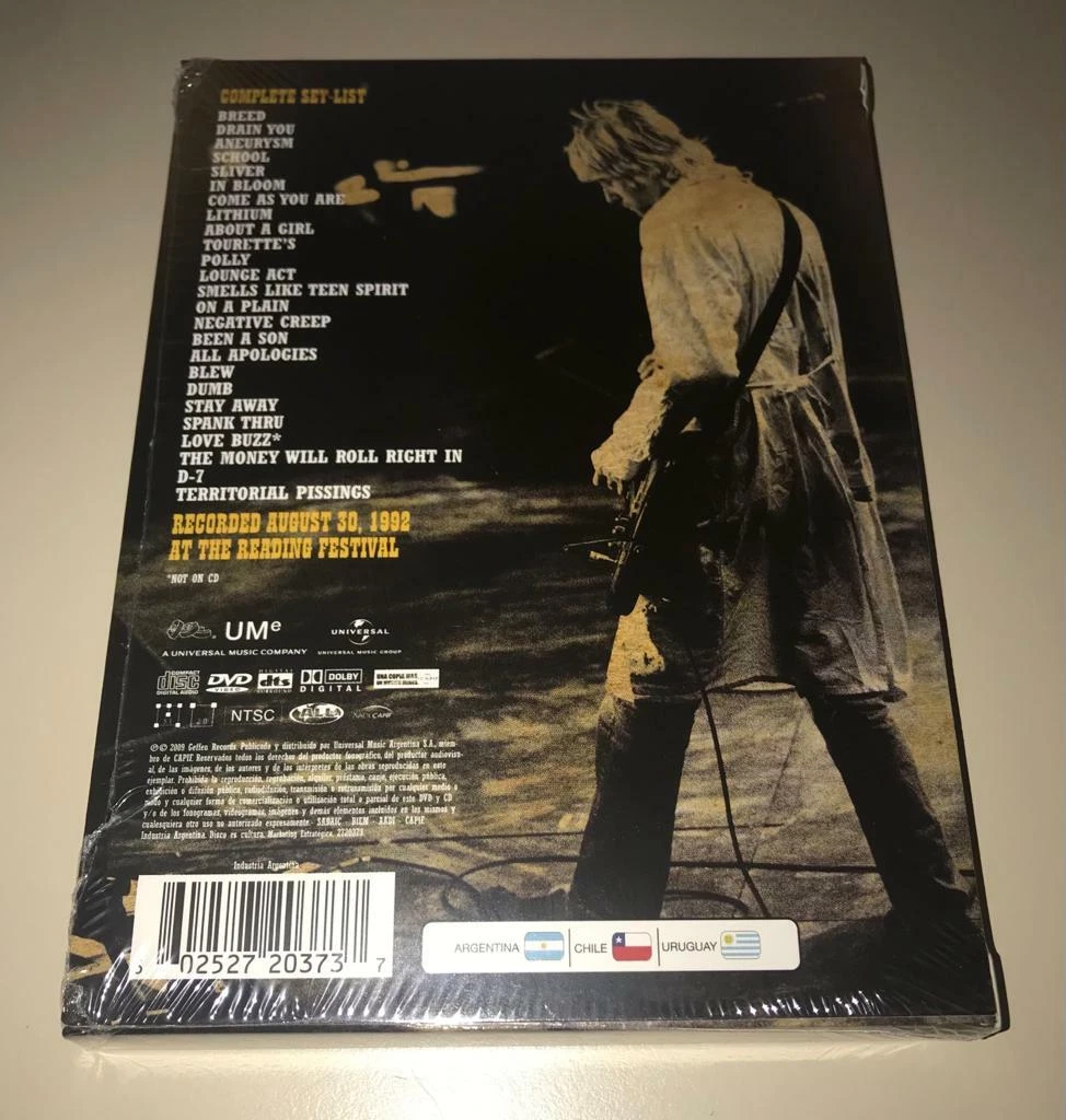 Nirvana Live At Reading Dvd