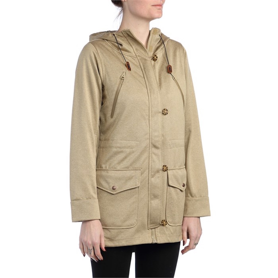 Burton Soteil Softshell Snowboard Kelp Heather Beige Jacket Size S | eBay