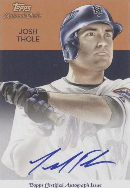 2010 Topps National Chicle - Autographs Josh Thole #NCA-JT (AU, RC) for ...