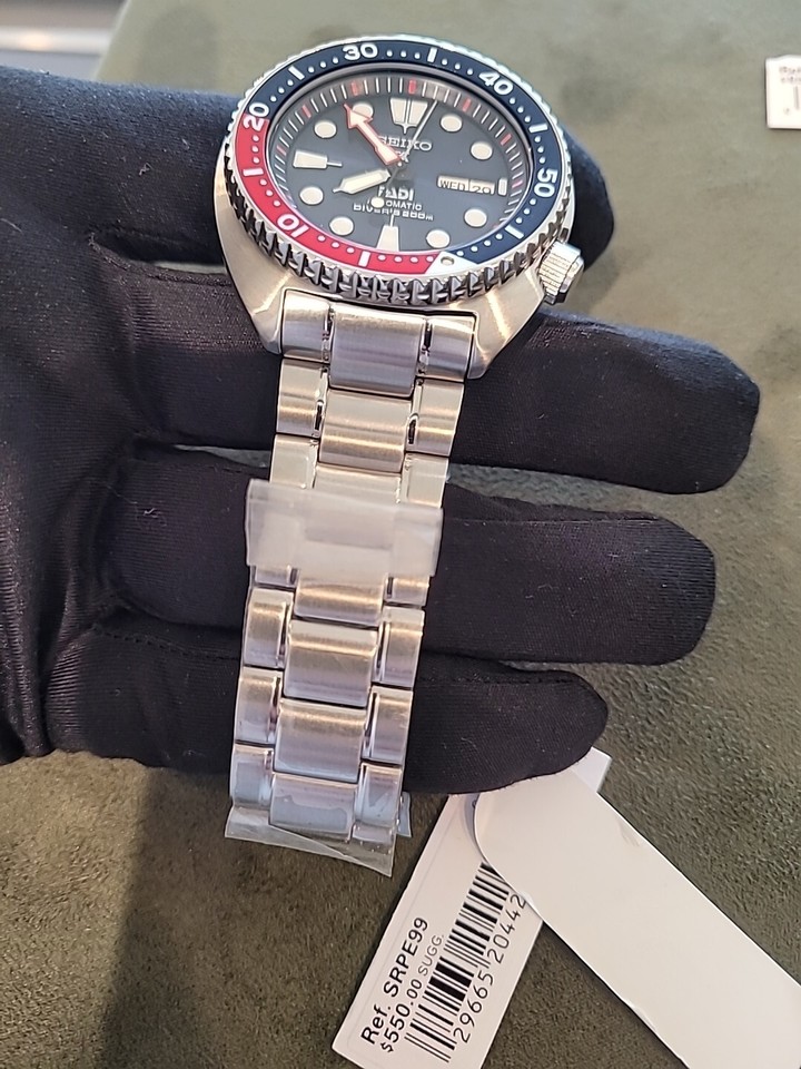 SEIKO PROSPEX SRPE99 PADI AUTOMATIC MEN'S STAINLESS STEEL DIVERS WATCH ...