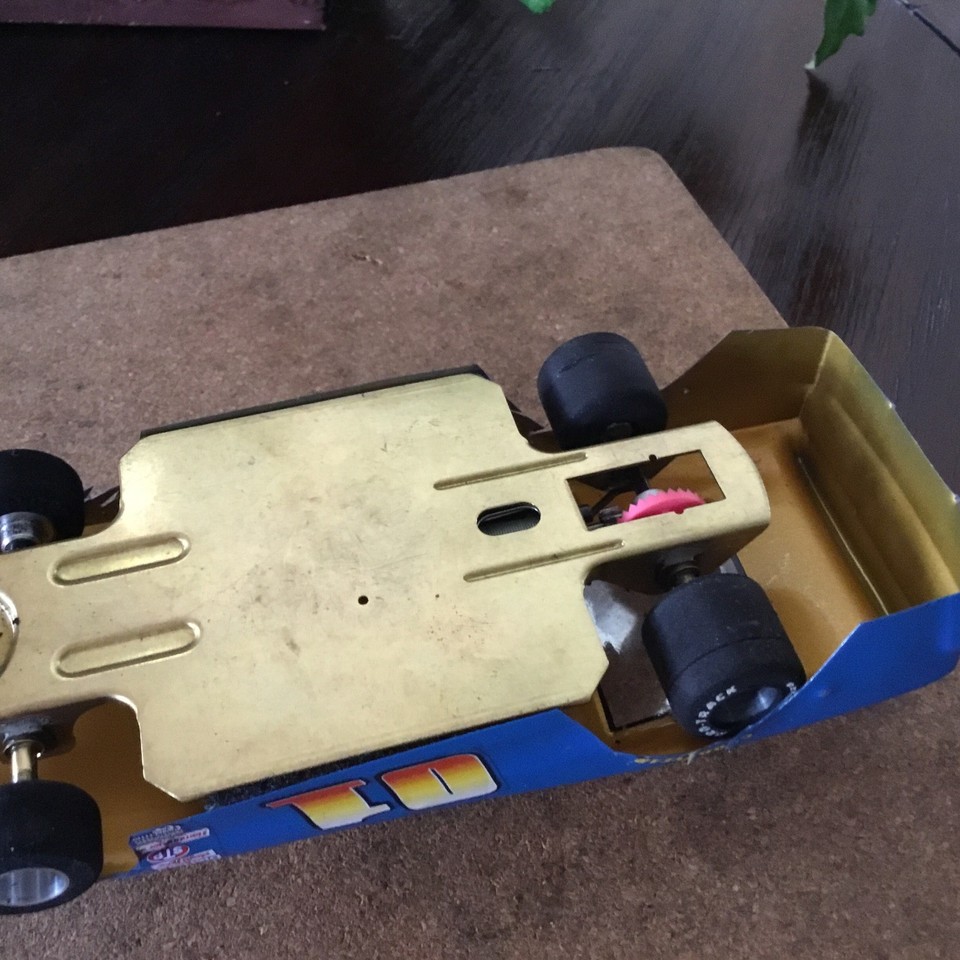 1/24MERC Cyclone Slotcar 41/2 Brass FCR Chassis With A Death Star Motor ...