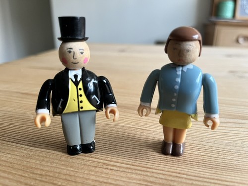 Rare Sir Topham & Lady Hatt Figures - Thomas The Tank Wooden Train Set ...