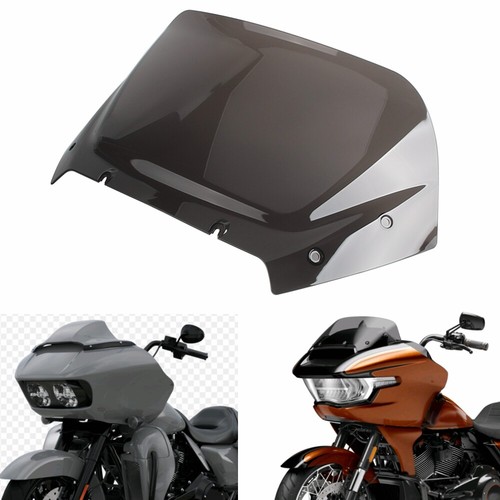 1X 10" Fairing Wind Shield Windscreen Air Deflector For Harley Road ...