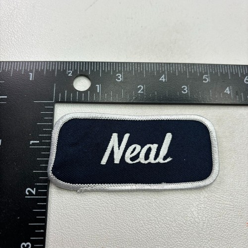 USED Retro Name NEAL Patch (Uniform Mechanic Worker) 31D2 | eBay